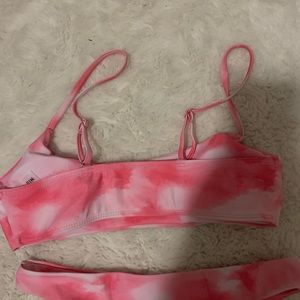 SHEIN | Swim | Tie Dye Pink Bikini Set | Poshmark